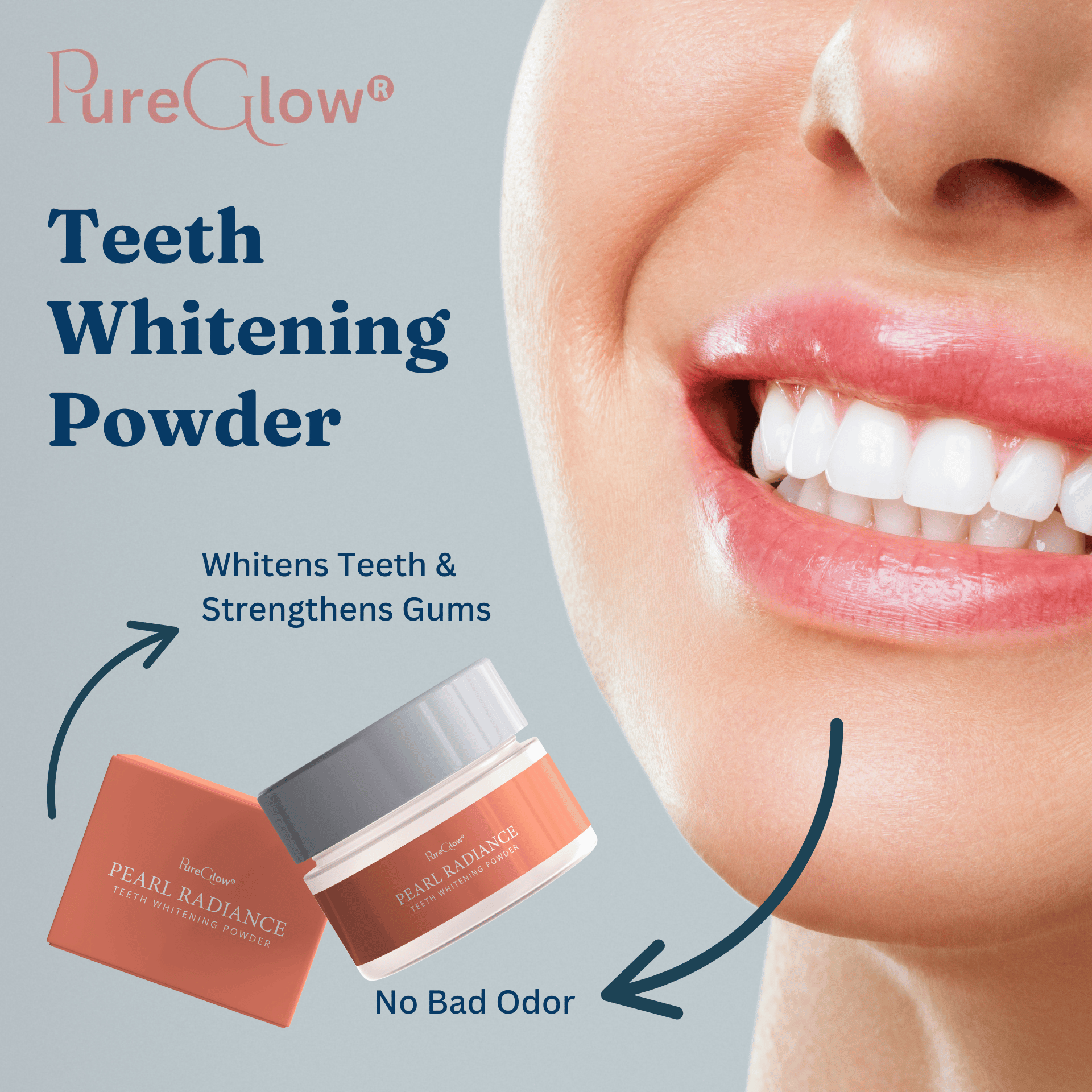 PureGlow® Pearl Radiance Teeth Whitening Powder